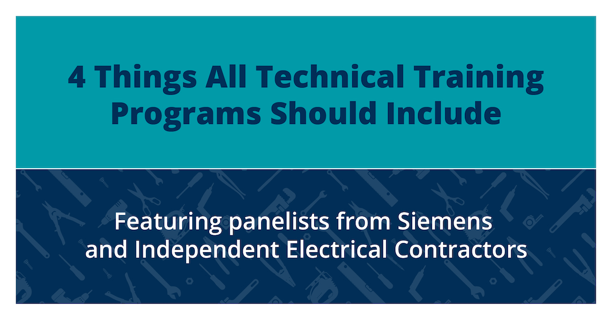 4 Things All Technical Training Programs Should Include Thank You ...